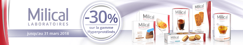Milical 6 Barres Minceur Hyperprotéinées - Acheter à prix bas ici